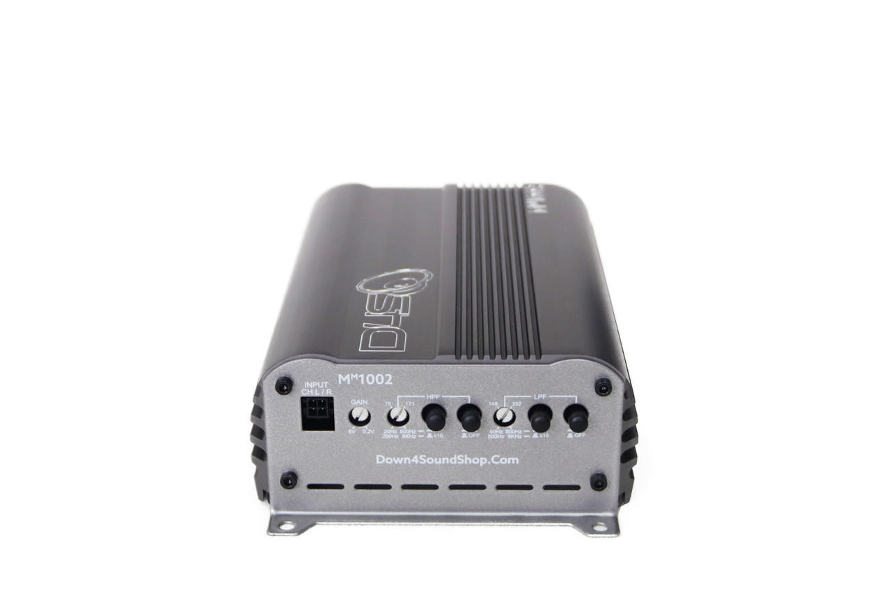 DOWN4SOUND | MM1002 (MINI MAXX) - GRAY | 350W RMS MINI | 2 CHANNEL ...