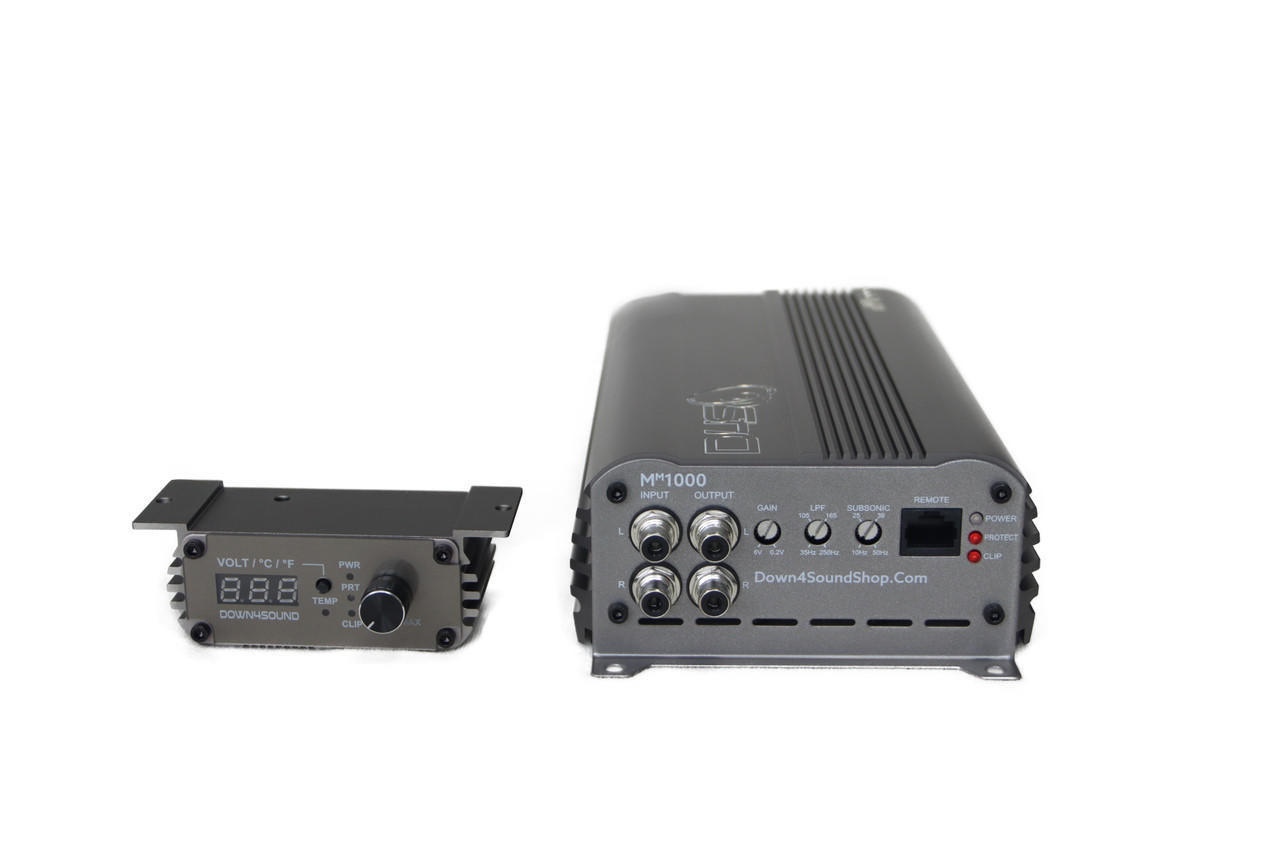DOWN4SOUND MM1000 (MINI MAXX) - GRAY | 1000W RMS MINI CAR AUDIO ...