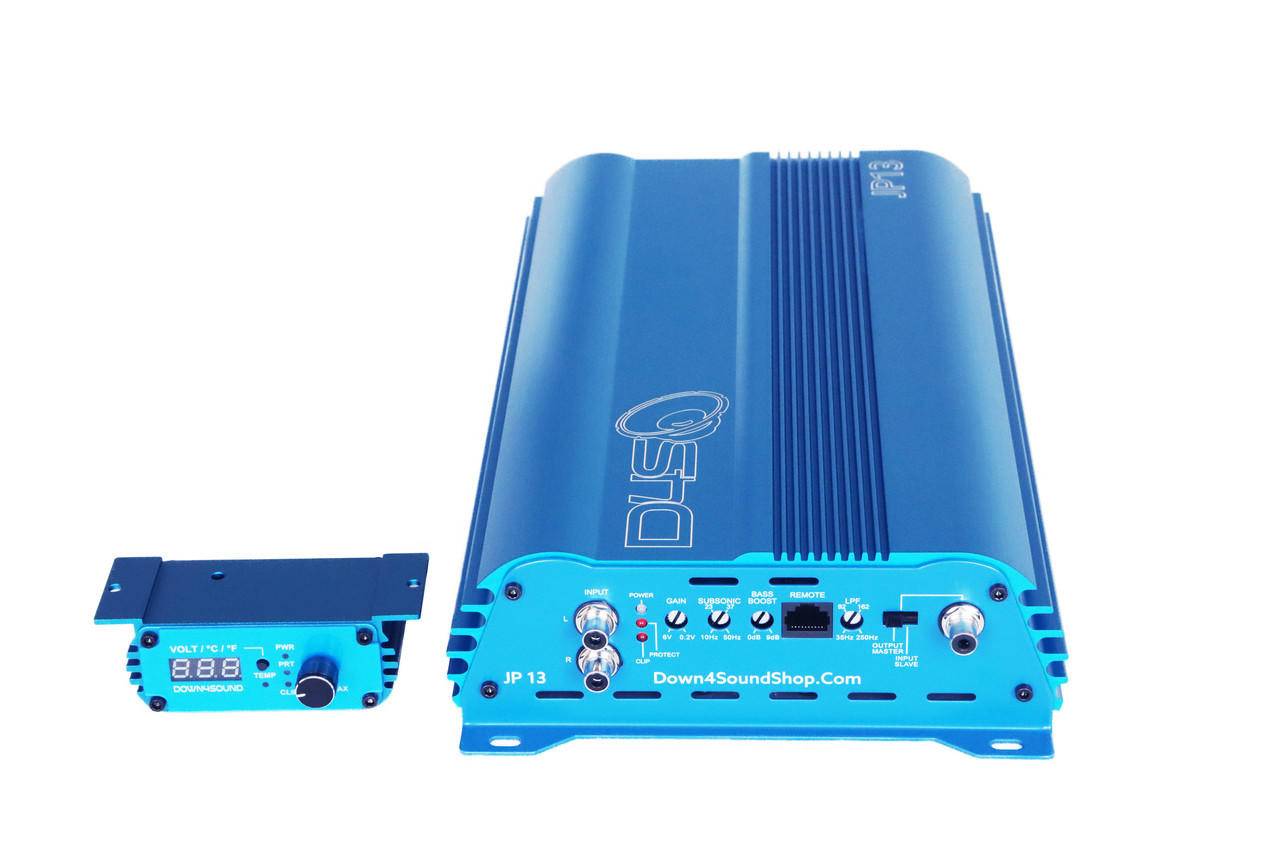DOWN4SOUND JP13 BLUE | 1300W RMS AMPLIFIER - Down4Sound Shop