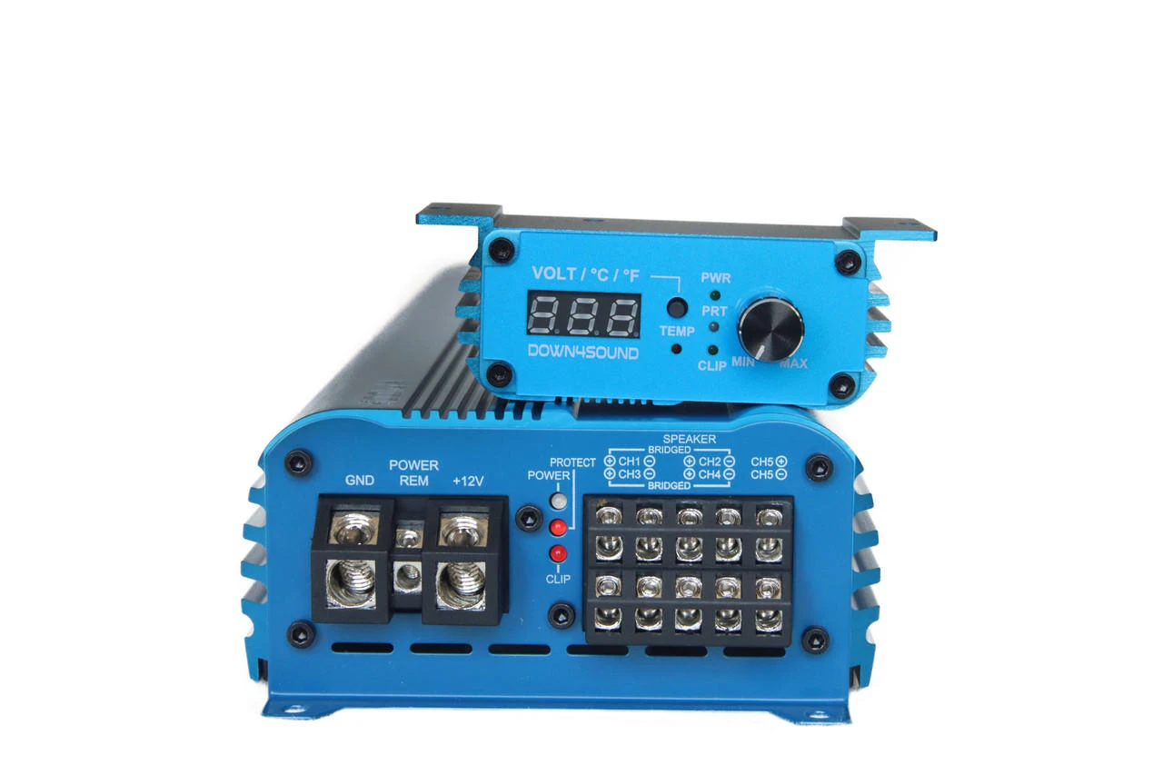 DOWN4SOUND | MM1005 (MINI MAXX) - BLUE | 1100W RMS MINI | 5 CHANNEL ...