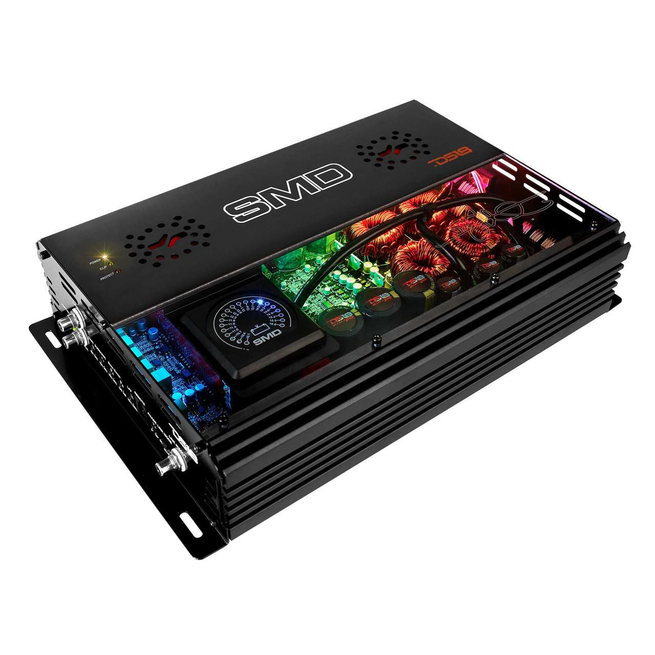 SMD Monoblock Amplifier with VM-1 Voltmeter and Digital LED Lights ...