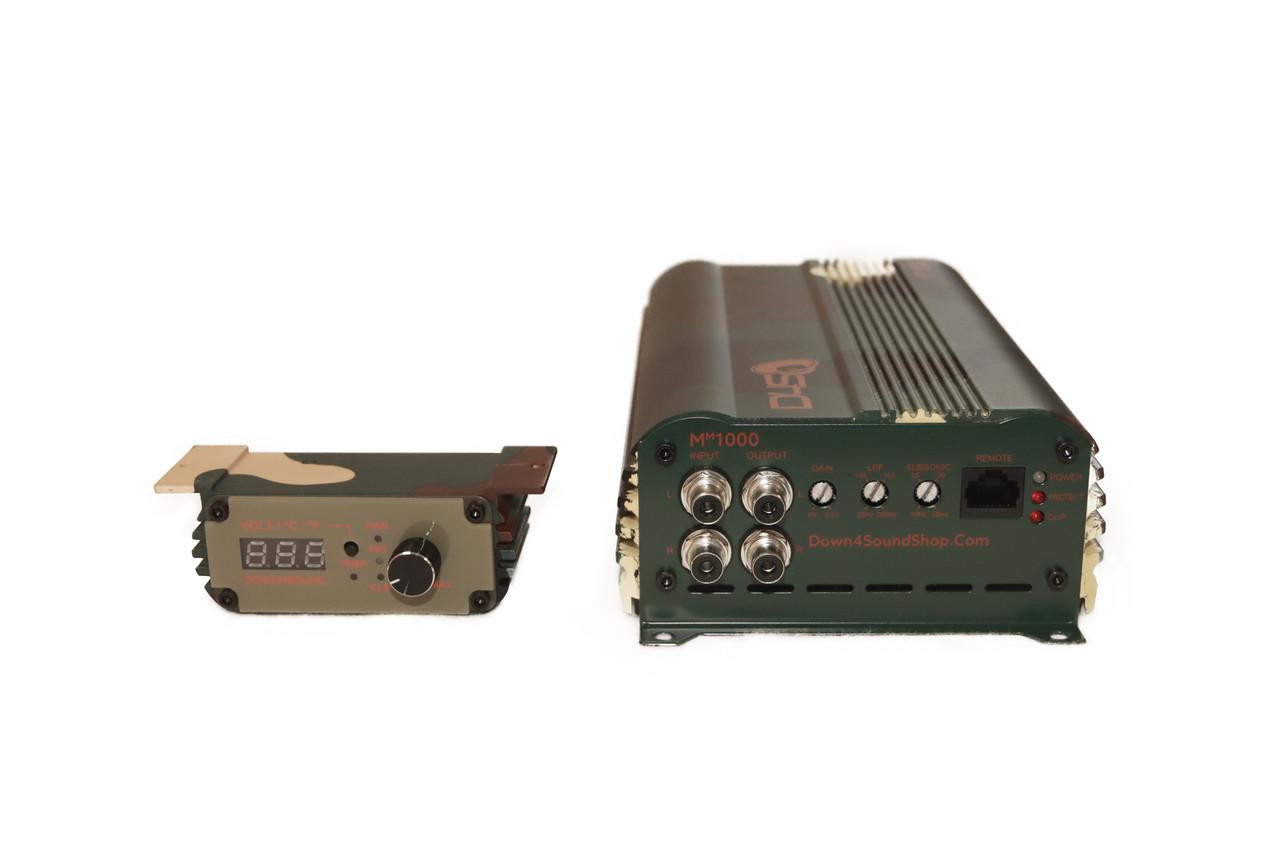 DOWN4SOUND MM1000 (MINI MAXX) - CAMO | 1000W RMS MINI CAR AUDIO ...