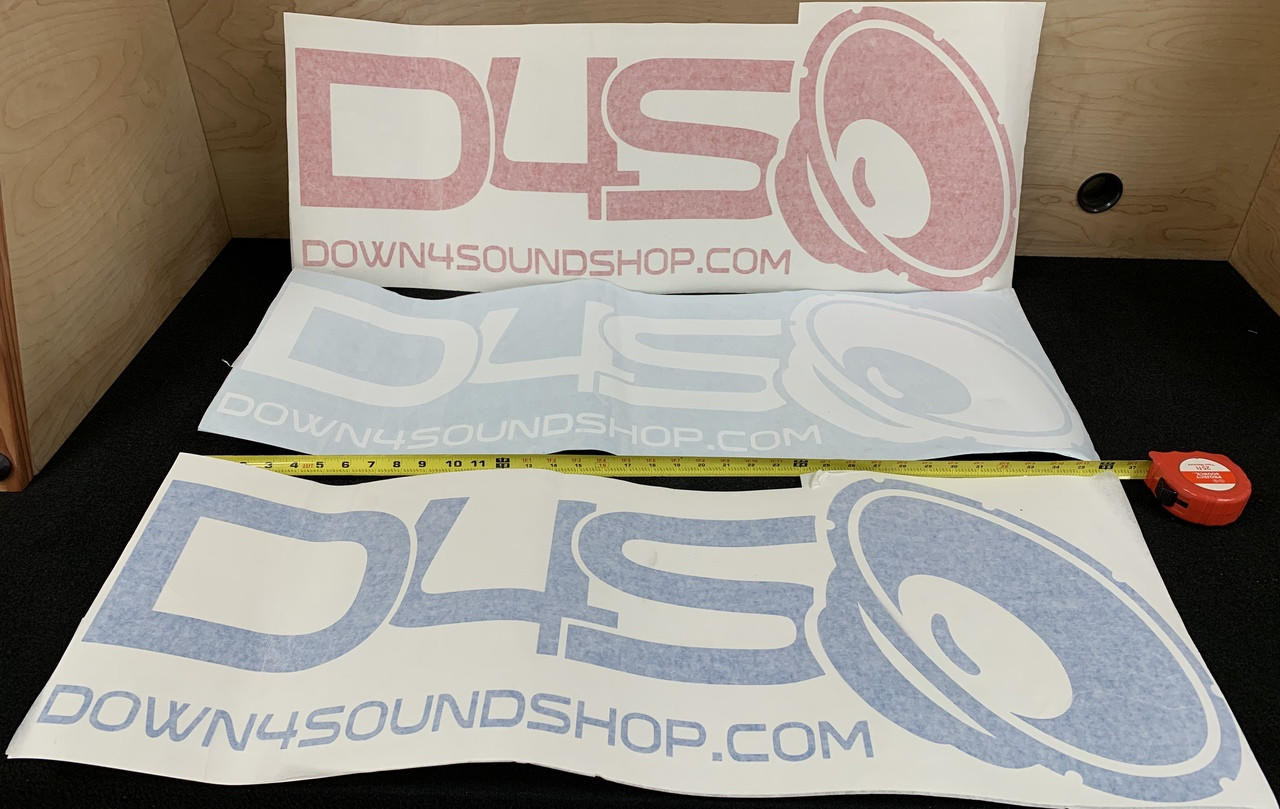 Down4Sound Shop - WEB STICKER