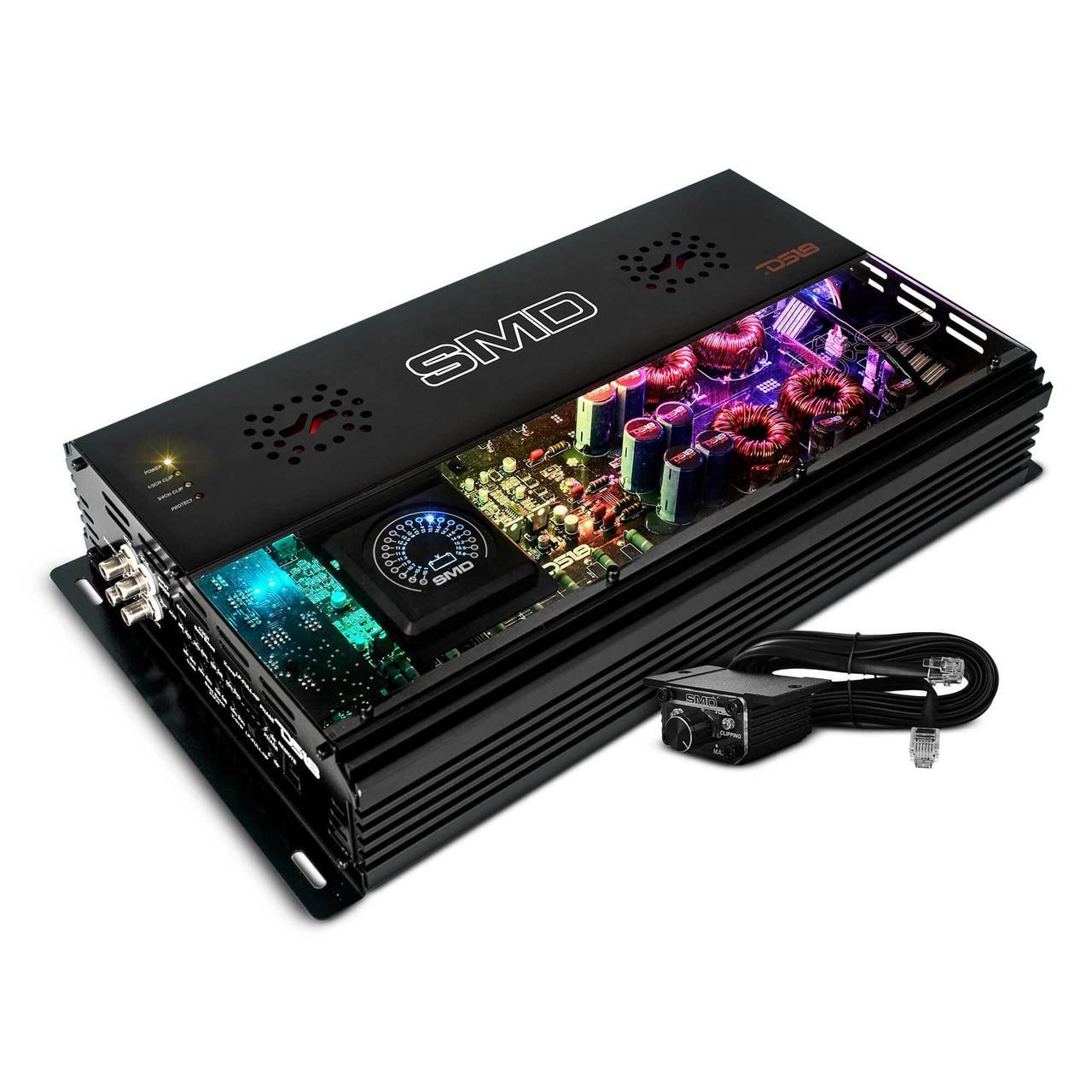 SMD | 4-CHANNEL CLASS AB AMPLIFIER WITH VM-1 VOLTMETER AND DIGITAL LED ...