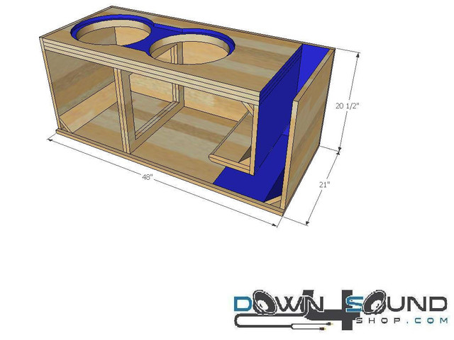 Dual 15 Subwoofer Box - Down4sound Shop