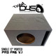 Down4sound PRO-FAB 12 | 12 Sub Box | Single 12-Inch Ported Subwoofer ...