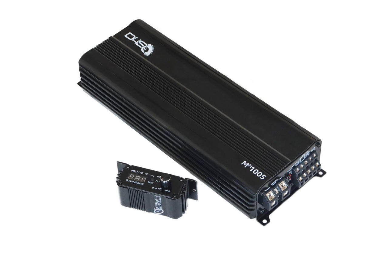 DOWN4SOUND MM1005 (MINI MAXX) - BLACK GLOSS | 1100W RMS MINI 5 CH CAR ...