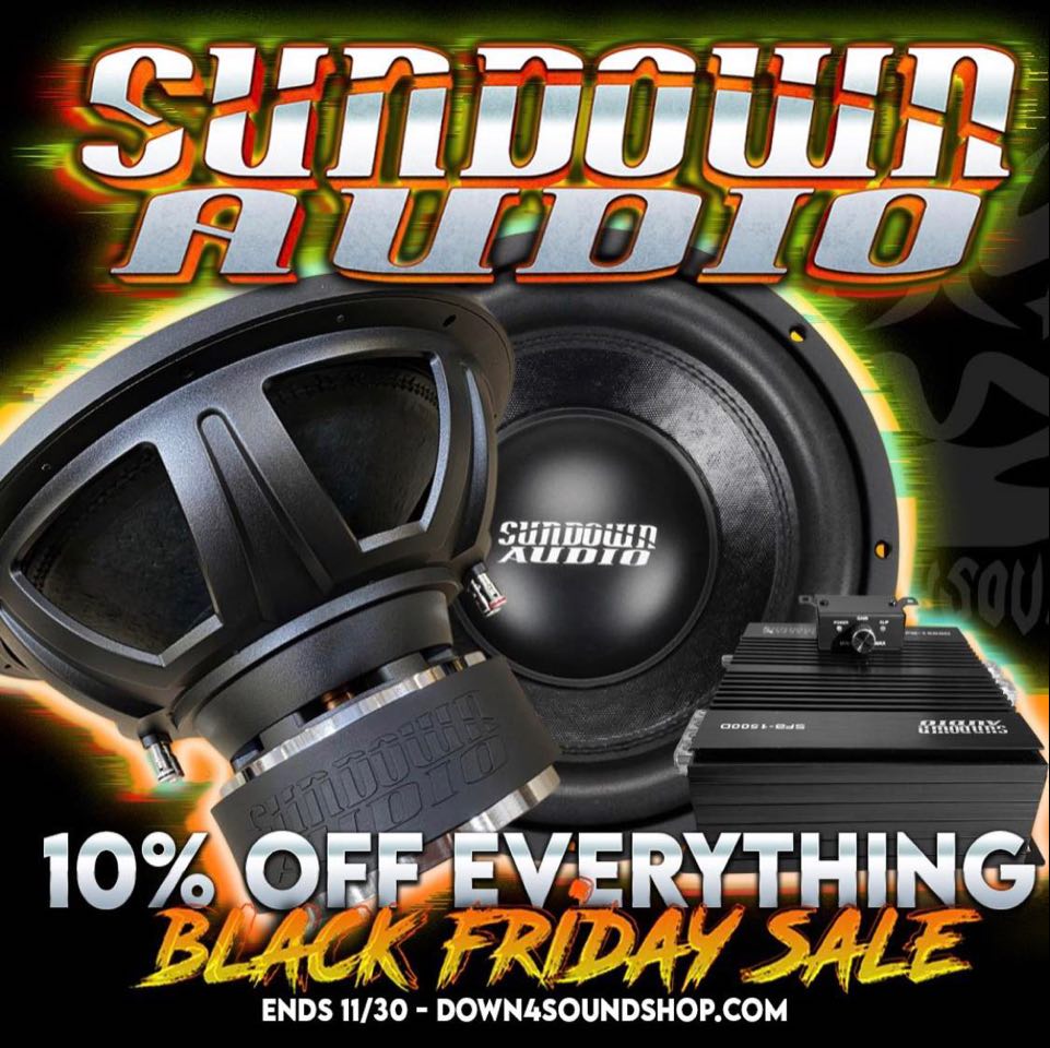 Sundown Audio Black Friday 2020 - Down4Sound Shop