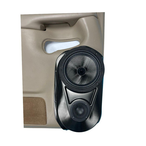 DOWN4SOUND Single 8" and Single 3.5" Speaker Pods for the Rear Door of ...