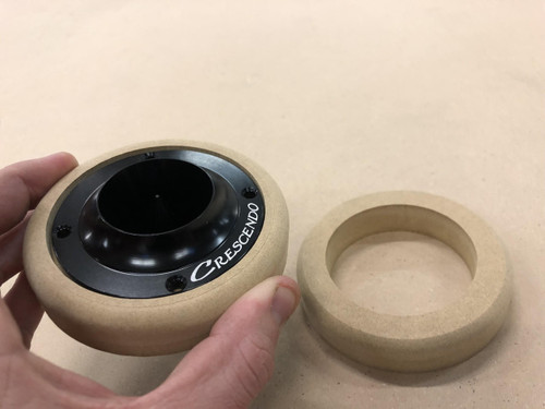 3" Mdf Tweeter rings (Pair) - Down4Sound Shop