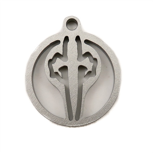 Marfione Custom Knives Dagger Logo Stainless Steel Keychain Pendant ...