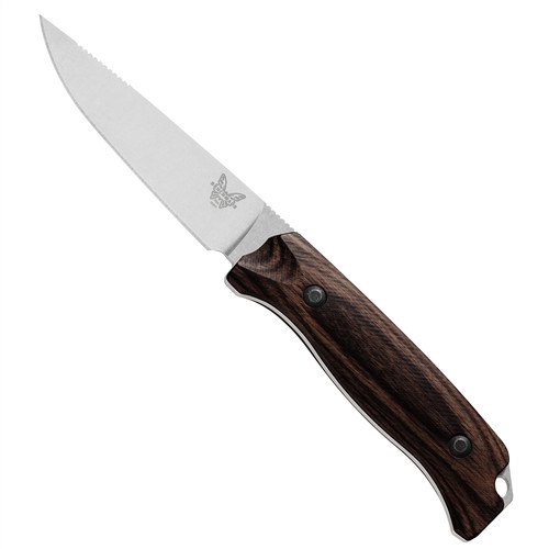 Benchmade HUNT Saddle Mountain Hunter, Wood Handle