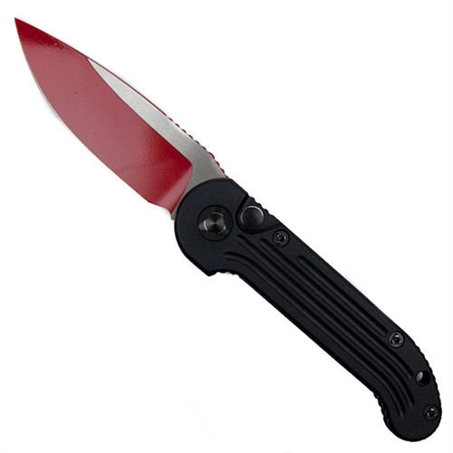 Microtech 135-1SL Sith Lord LUDT Auto Knife, Red Blade