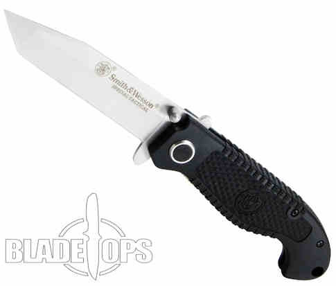 Smith & Wesson CKTAC Special Tactical Folder Knife, Tanto Plain Blade