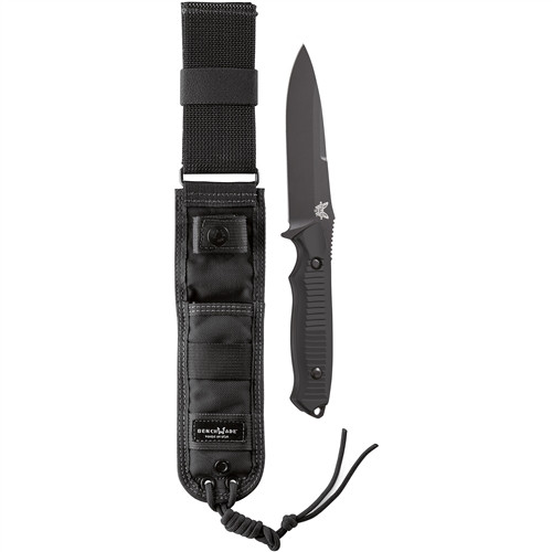 Benchmade 140BK Nimravus Fixed Blade Knife, 154CM Black Blade