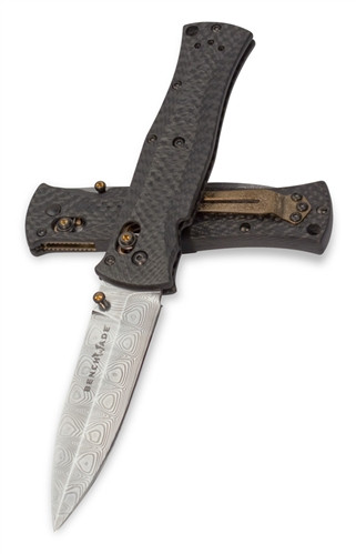 Benchmade 530-111 Gold Class Pardue Folder Knife, Damasteel Blade