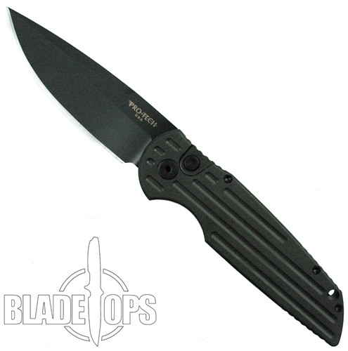 ProTech Green Tactical Response TR3 Limited Auto Knife, Black Blade