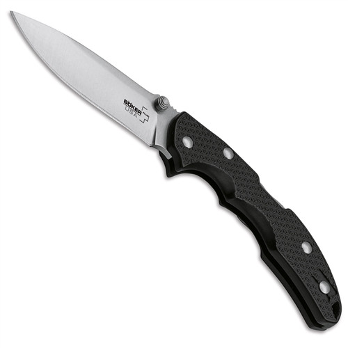 Boker Plus Patriot Folder Knife, 154CM Satin Blade