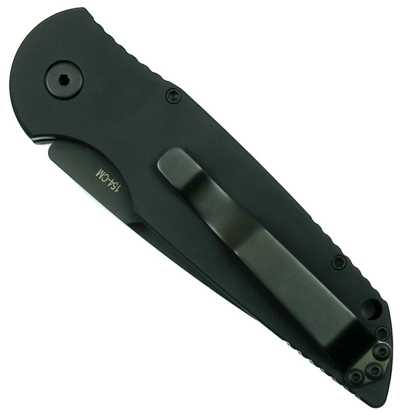 Pro-Tech Left Handed TR-3 Auto Knife, Black Combo Blade