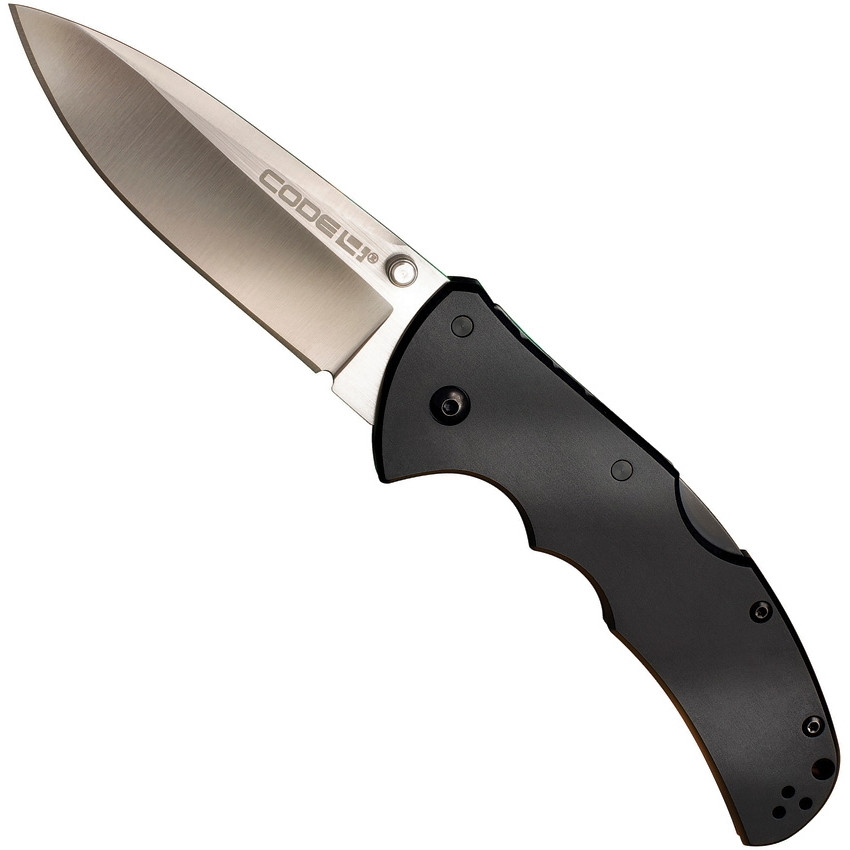 Cold Steel Black Code 4 Folder Knife, CPM-S35VN Blade | BladeOps