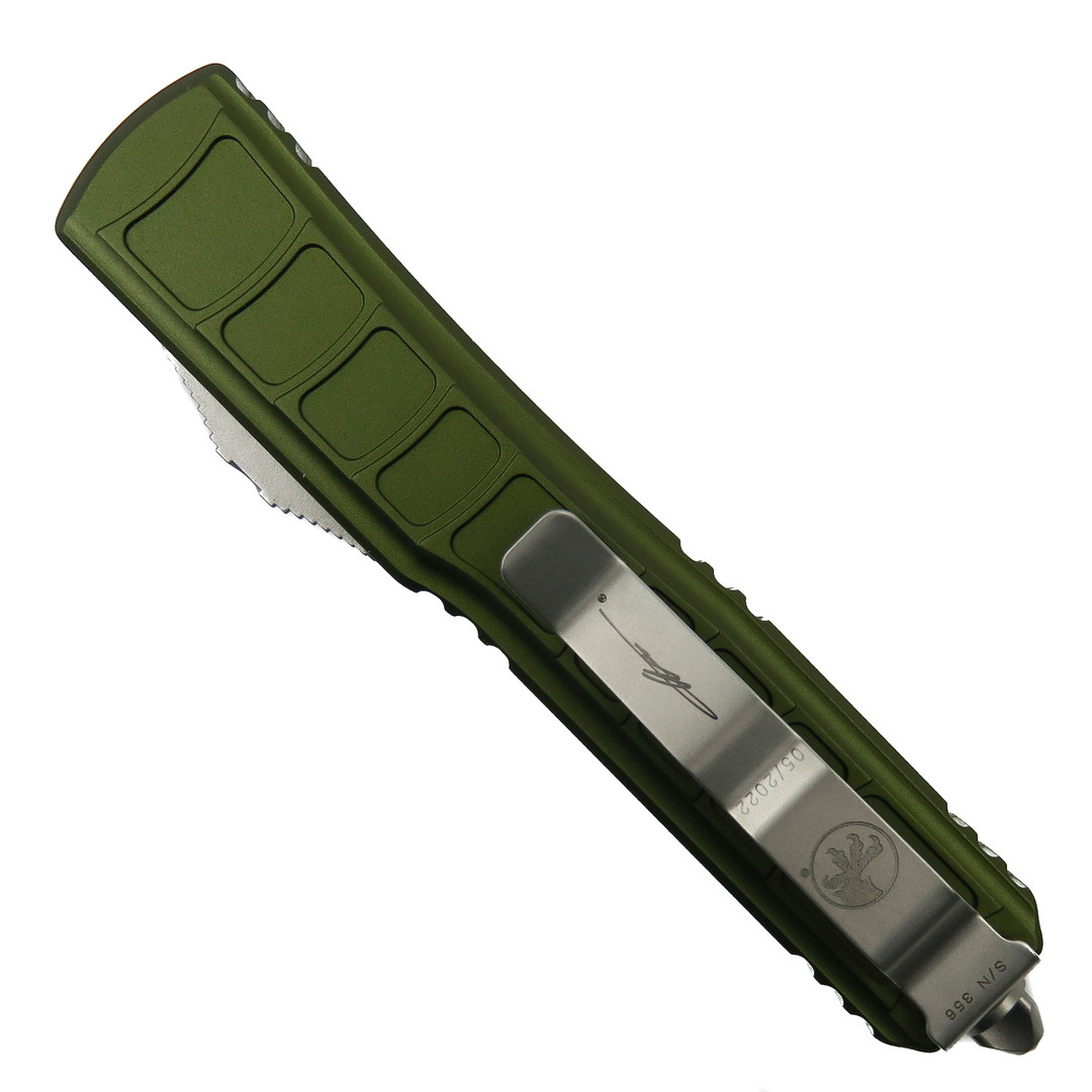 Microtech OD Green Signature Series Ultratech II OTF Knife, Satin ...