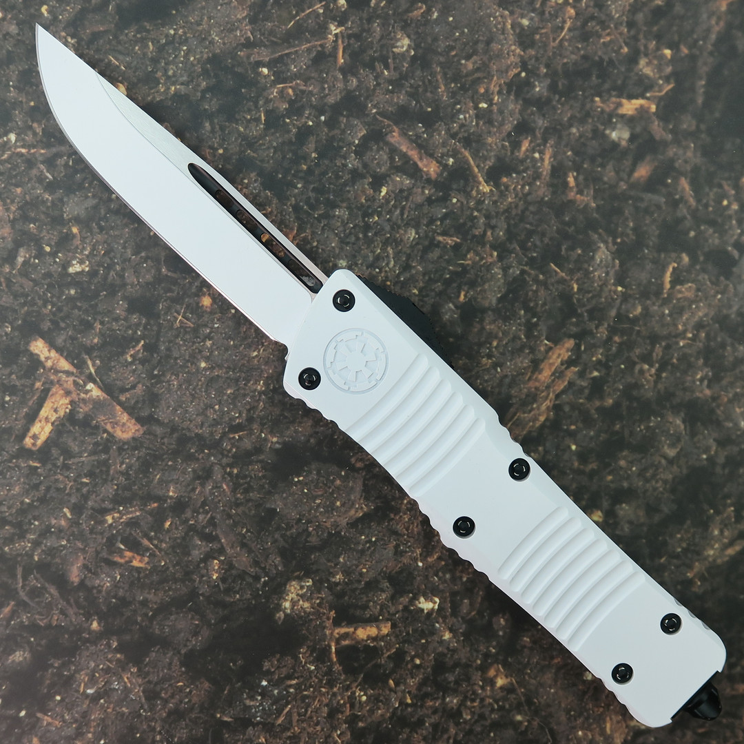 Microtech Signature Series Storm Trooper Combat Troodon White Blade