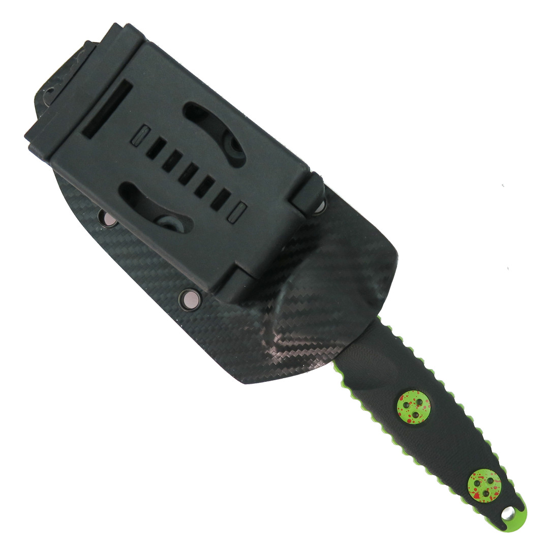 Microtech Signature Series Zombie Socom Alpha Tanto Mini Fixed Blade ...
