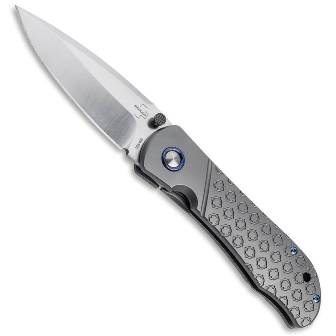 Boker Plus Sal Manaro 2023 Collection Flipper Knife, Magnacut Blade | BladeOps