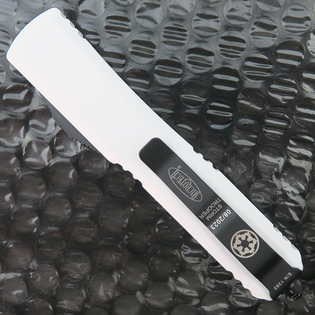 Microtech Signature Series Ultratech Storm Trooper Knife White Dagger