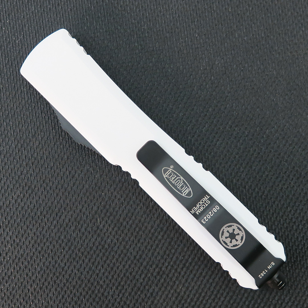 Microtech Signature Series Ultratech Storm Trooper Knife White Dagger