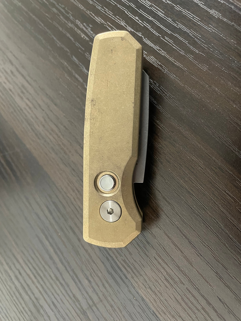 Pro-Tech SCRATCH & DENT Bronze Runt 5 Auto Knife, Reverse Tanto ...