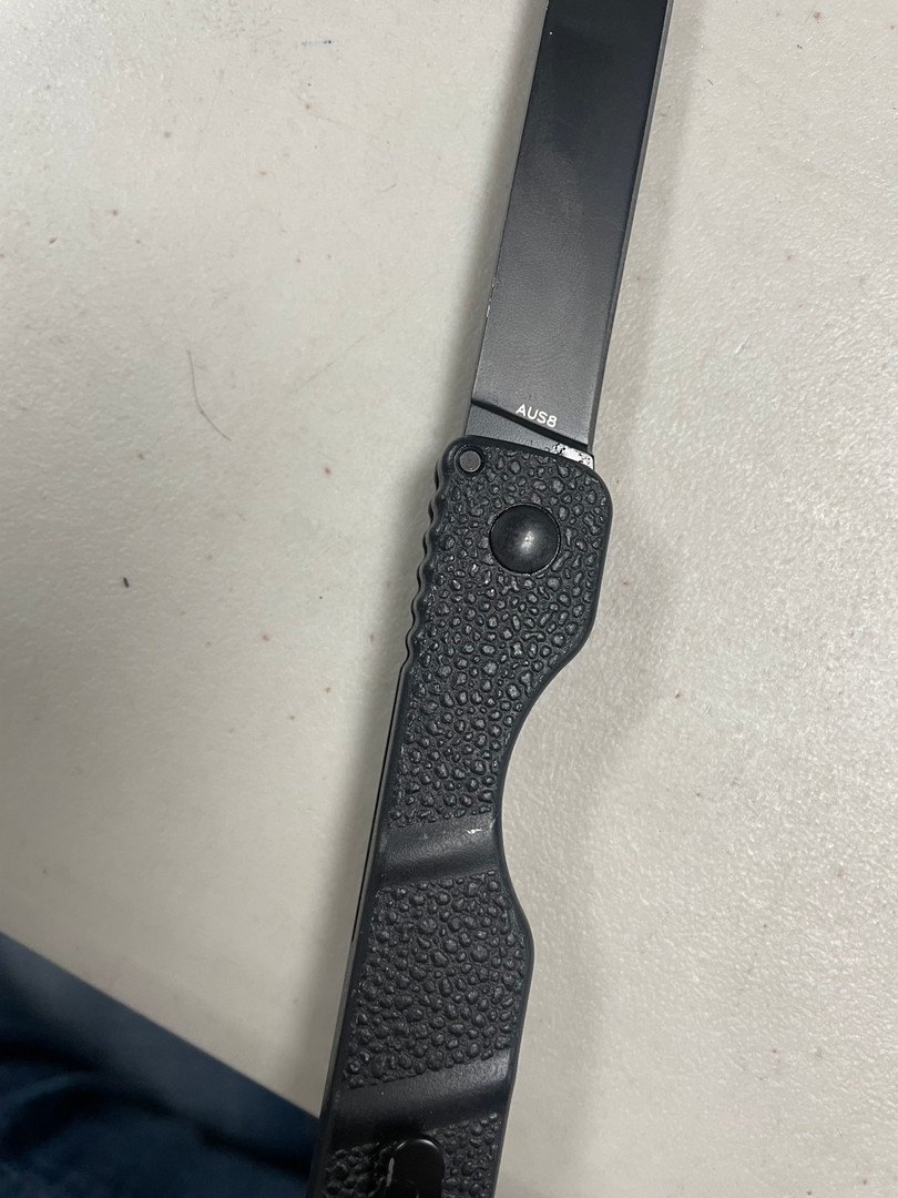 Boker SCRATCH & DENT SLIM Kalashnikov Auto Knife, Black Blade | BladeOps