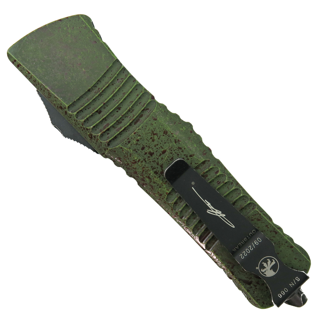 Microtech Signature Series Outbreak Combat Troodon Tanto Serrated