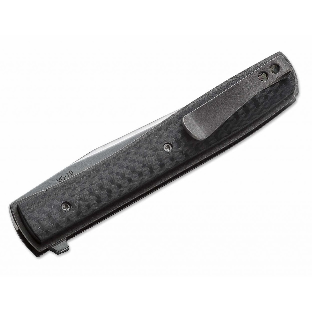 Boker Plus Urban Trapper Pocket Knife, Carbon Fiber, Satin Plain Blade