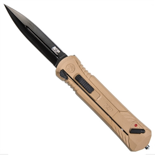 Smith & Wesson M&P OTF10FDE Flat Dark Earth D/E OTF Spring Assist Knife ...