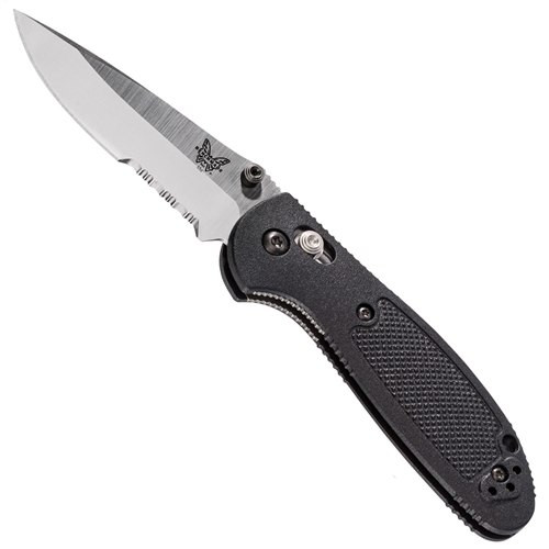 Benchmade Mini Griptilian Folder Knife, CPM-S30V Combo Blade