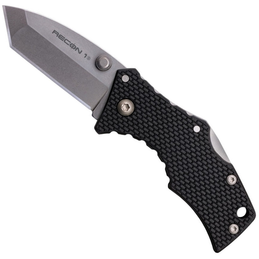 Cold Steel Micro Recon 1 Tanto Point Knife, Stonewash | BladeOps