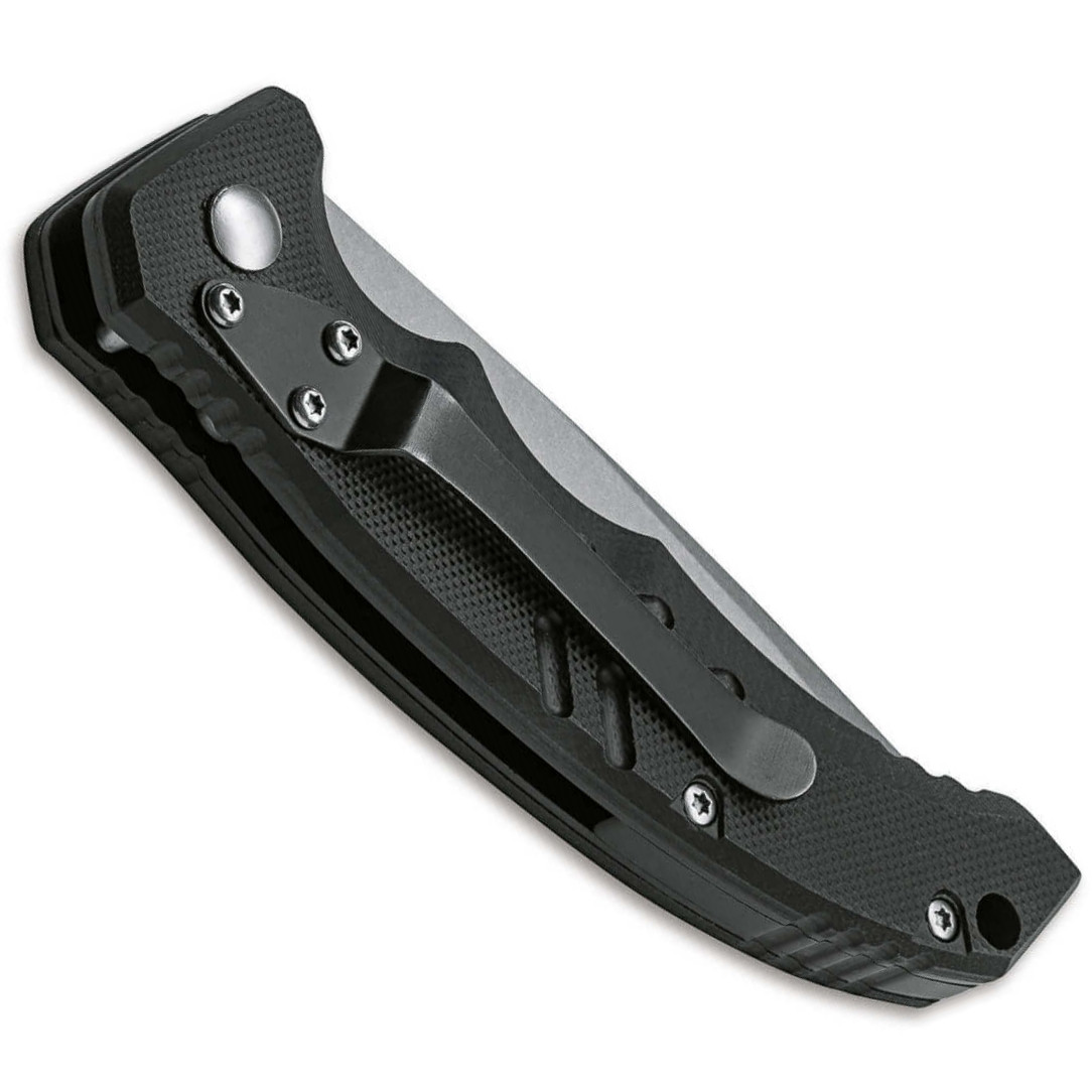 Boker Plus Intention II Auto Knife, Stonewash D2 Blade | BladeOps
