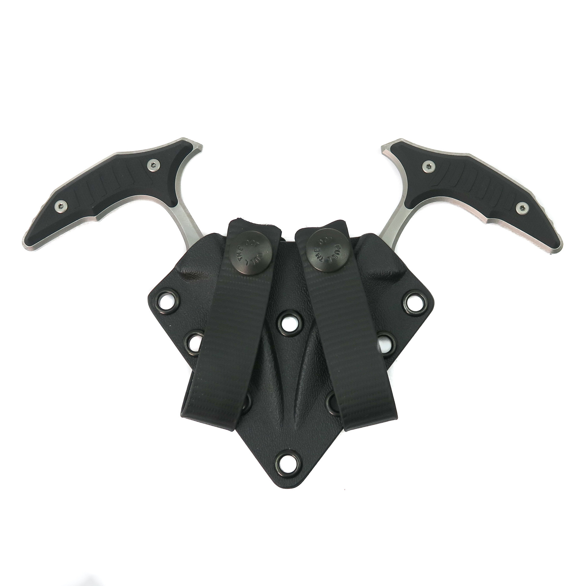 Microtech Signature Series Black G10 Bastinelli Double Bee Push Daggers ...