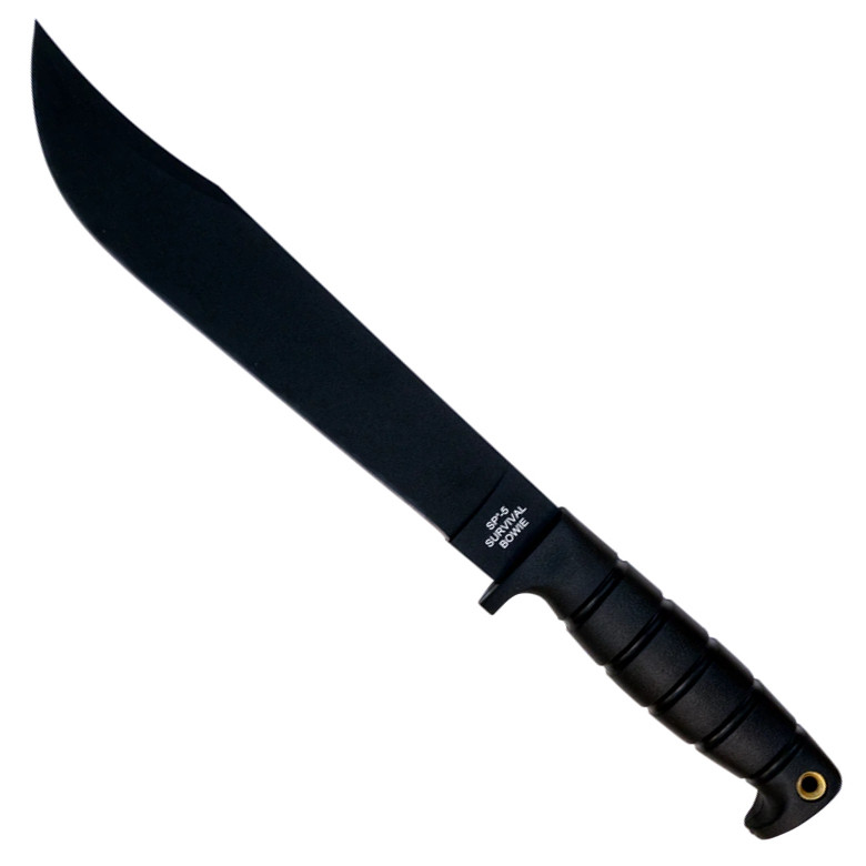 Ontario SP-5 Black Fixed Blade Bowie Knife| BladeOps