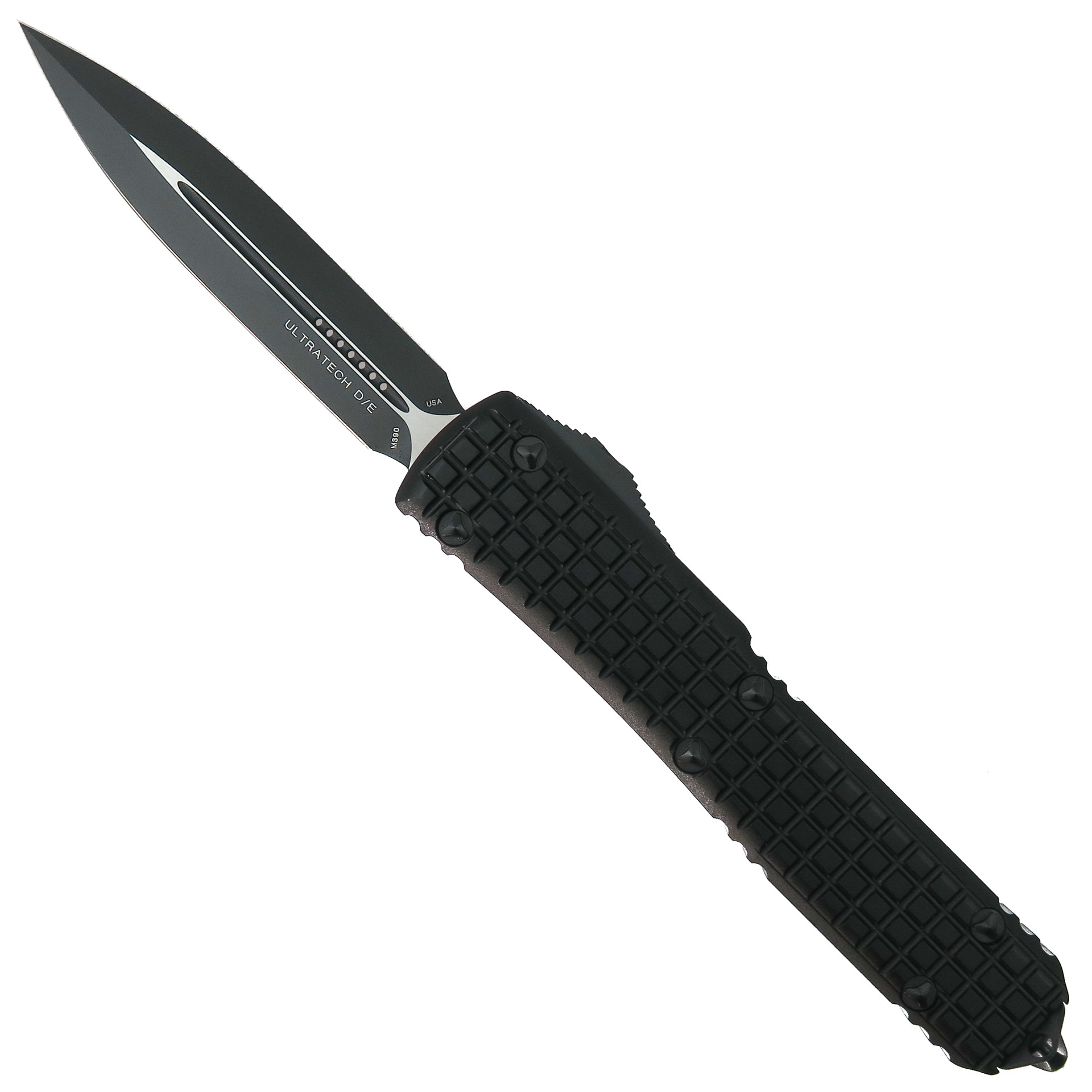 Microtech Signature Series Tactical Black Frag Pattern Ultratech OTF ...