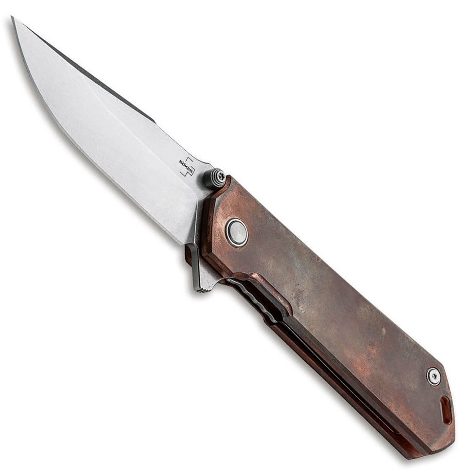 Boker Plus Kihon Copper Spring Assisted Knife | BladeOps