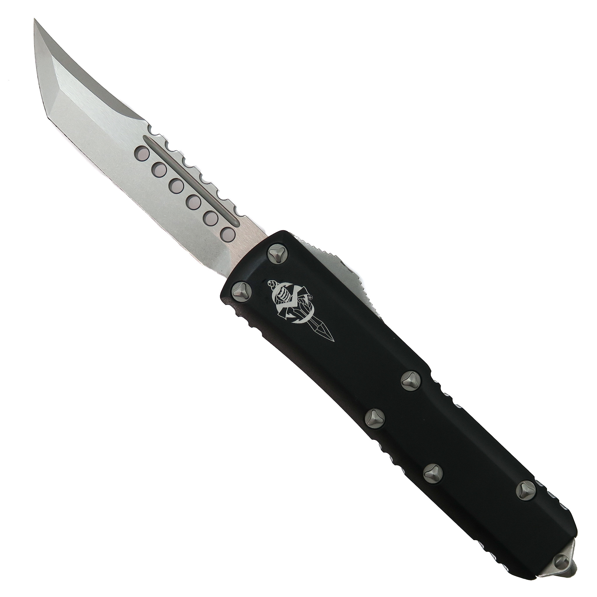Microtech Signature Series Hellhound UTX-85 OTF Auto Knife, Stonewash ...