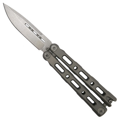 Benchmade 82 Laro Balisong Billet Titanium Butterfly Knife, CPM ...