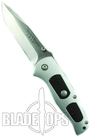 Smith & Wesson Dual Action SWAT Knife, Satin Plain Blade, SW4000