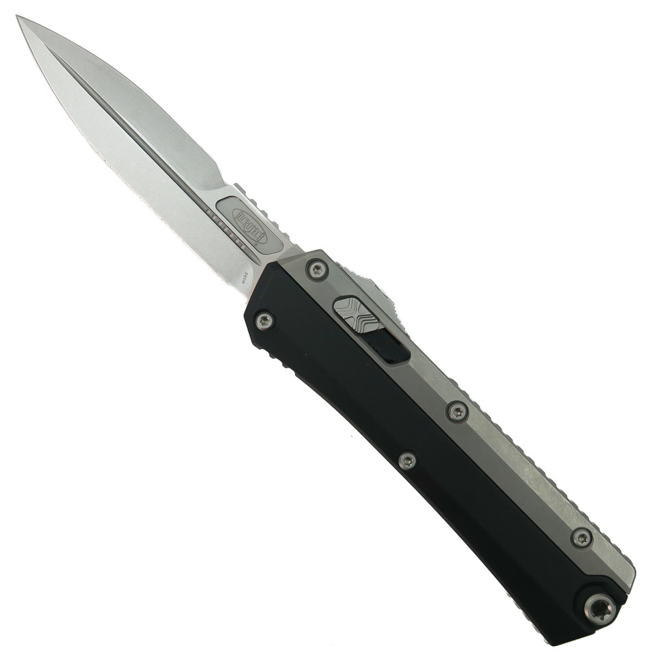 Microtech Glykon OTF Automatic Knife, Stonewash Bayonet Blade | BladeOps