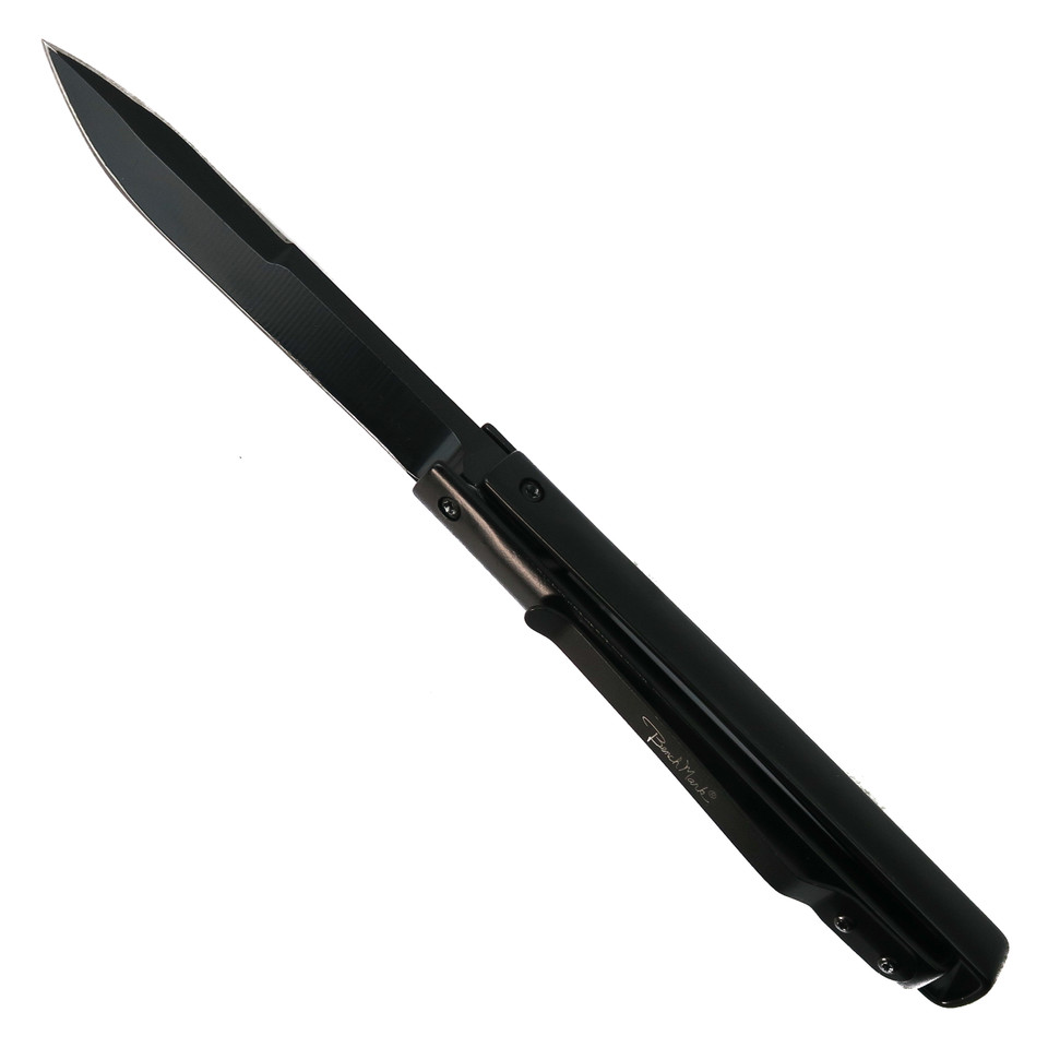 Benchmark Black Pantographic Paratrooper Knife | BladeOps