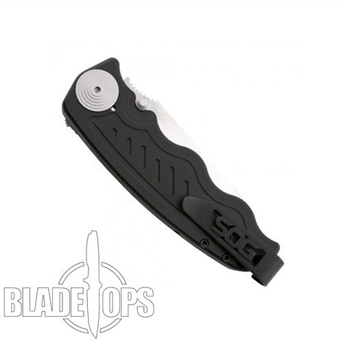 SOG Zoom Mini Spring Assist Knife, Satin Tanto Point