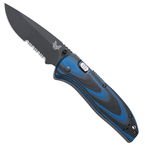 Benchmade 665SBK APB Spring Assist Knife, 154CM Black Combo Blade