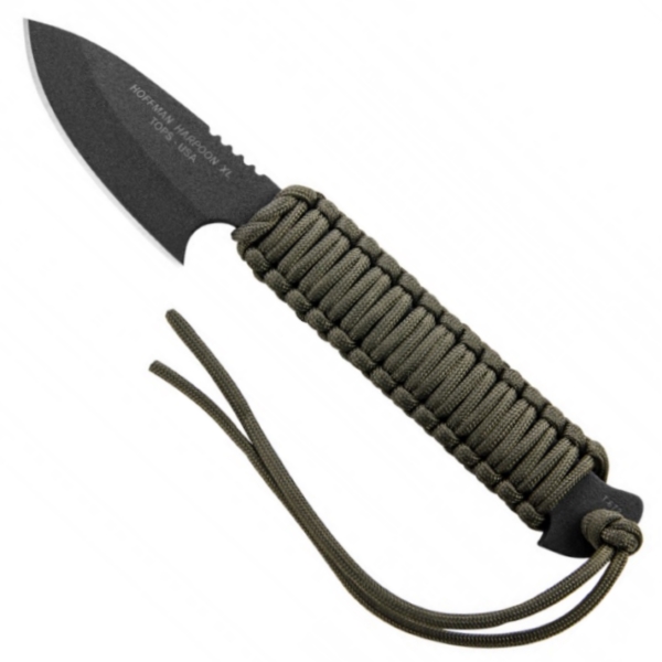 TOPS Knives Hoffman Harpoon XL Fixed Blade Knife, HOFHARXL
